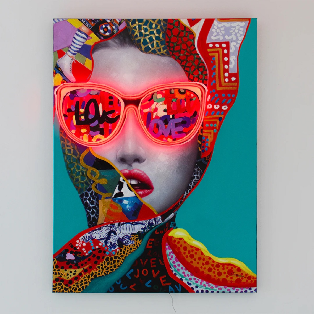 CHIC WOMAN LED WALL Amazingstore CHIC WOMAN LED WALL Amazingstore